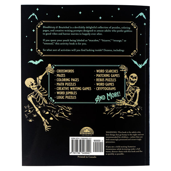 Bloodthirsty and Bewitched: An Activity Book for Strange and Unusual A ...