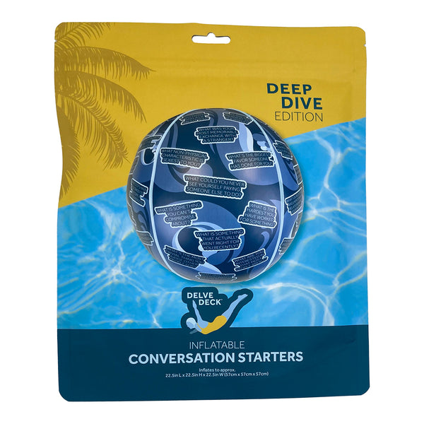 Delve Deck Beach Ball - Splash Edition - Beach Ball With Questions ...