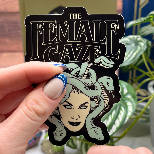 The Female Gaze Medusa Die Cut Sticker - Boredwalk