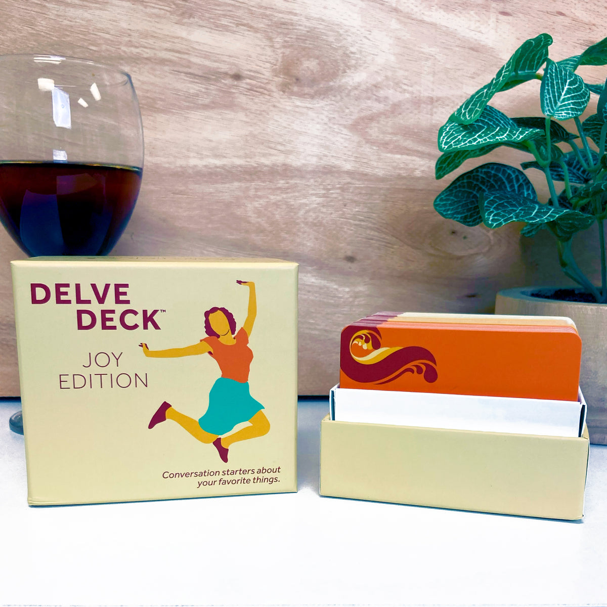 Delve Deck Conversation Cards - Joy Edition - Boredwalk