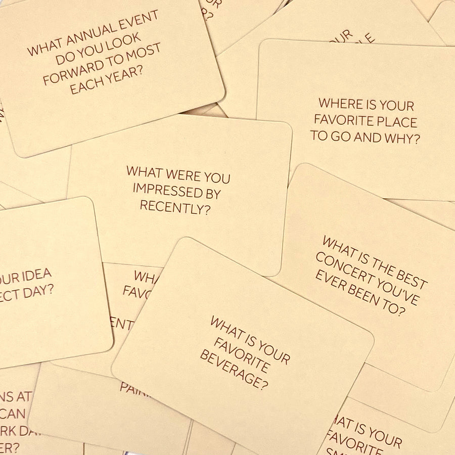 Delve Deck Conversation Cards - Joy Edition - Boredwalk