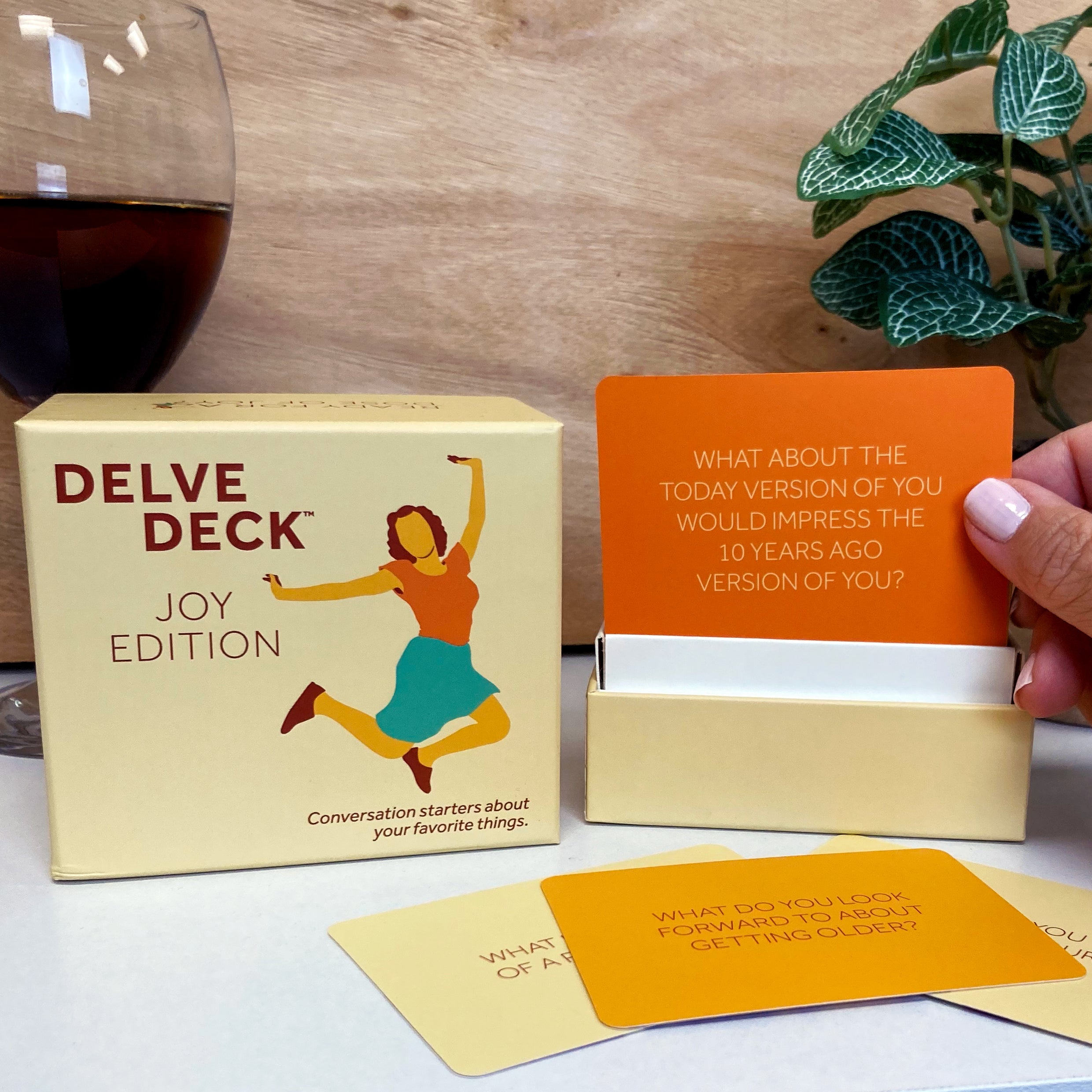 Delve Deck Conversation Cards - Joy Edition - Boredwalk