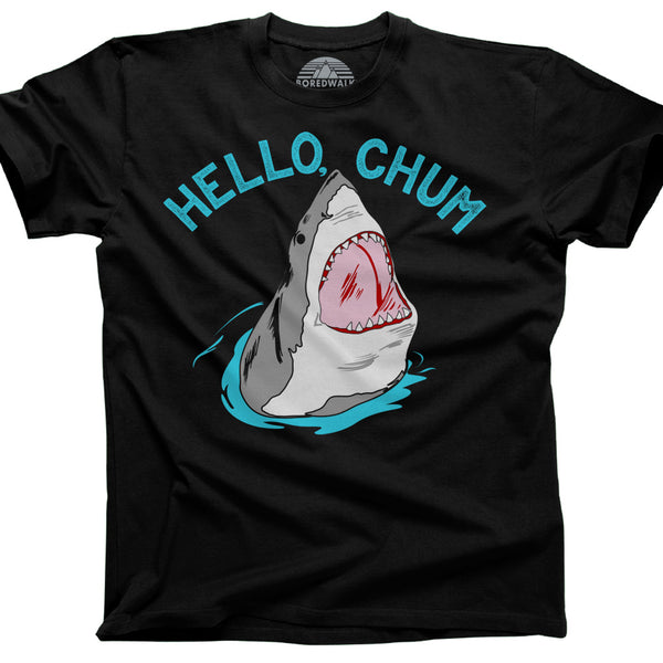 Men's Hello Chum Shark T-Shirt - Boredwalk