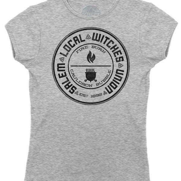 Women's Salem Local Witches Union T-Shirt - Boredwalk
